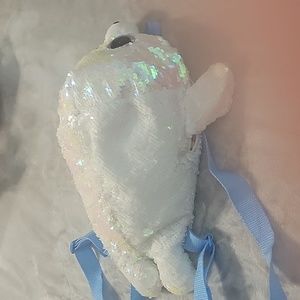 Ty | Accessories | Ty Fashion Flippy Sequin Purse Backpack Icy The Seal ...